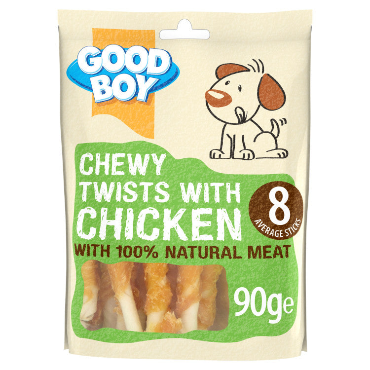 Good Boy Chewy Chicken Twists - 90g – Maryam's Pet