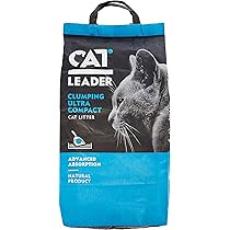 Geohellas Cat Leader Clumping Ultra Compact Cat Litter- Unscented ...
