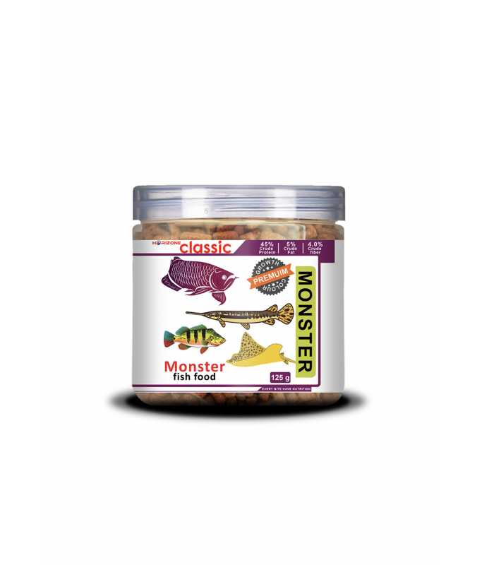 Horizone Classic Monster Fish Food- 125g – Maryam's Pet