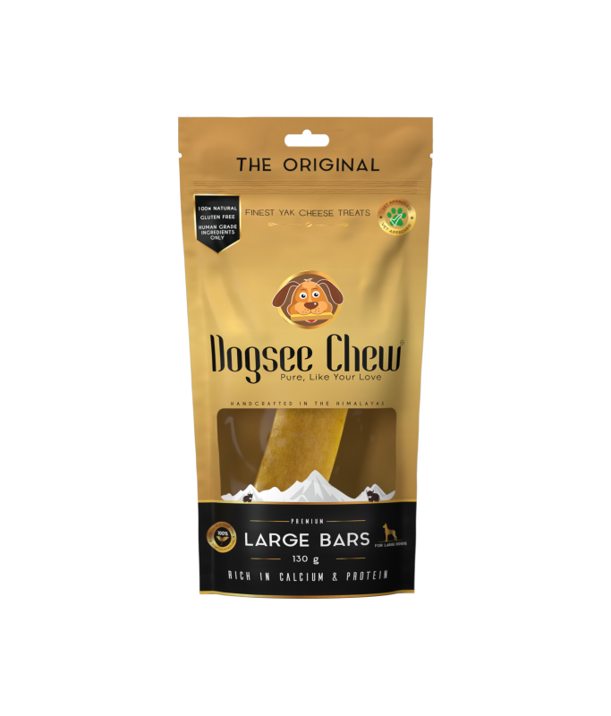 Dogsee Large Bars: Long-Lasting Dental Chews for Large Dogs -130g ...
