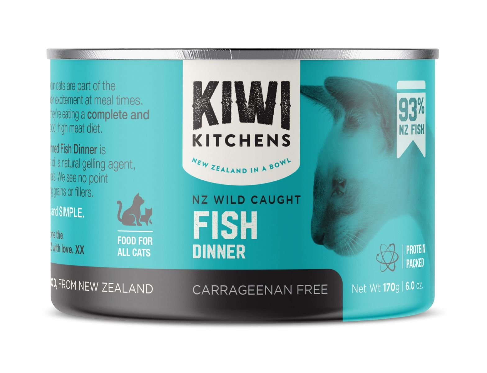 Kiwi Kitchens Wild Caught Fish Dinner Canned Wet Cat Food – Maryam's Pet